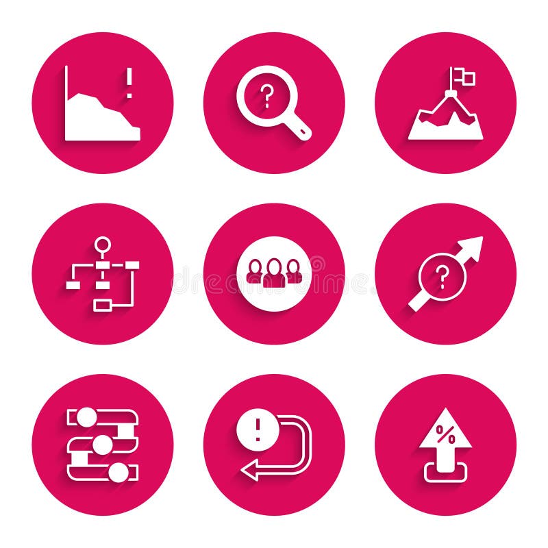 Set Project Team Base, Arrow, Percent Up Arrow, Graph, Chart, Diagram ...