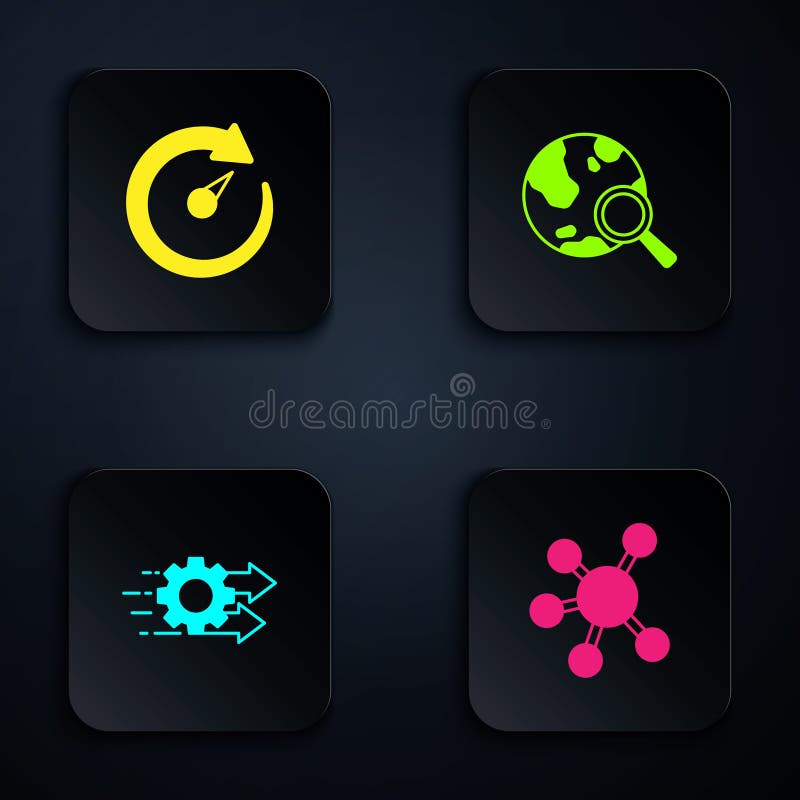 Set Project Team Base, Digital Speed Meter, Time Management and Search ...