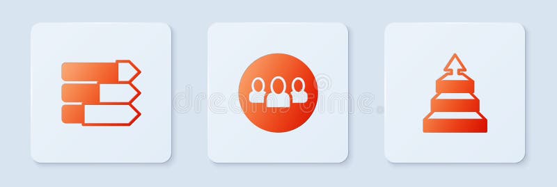 Set Project Team Base, Pie Chart Infographic and Pyramid Infographics ...