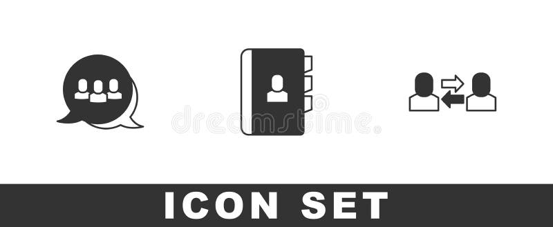 Set Project Team Base, Resume and Exchange Work Icon. Vector Stock ... Set Project Team Base, Resume and Exchange Work Icon. Vector Stock ...