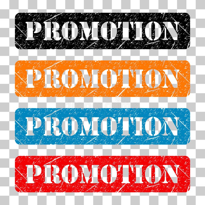 Set of Promotion Stamp Symbol, Label Sticker Sign Button, Text Banner ...