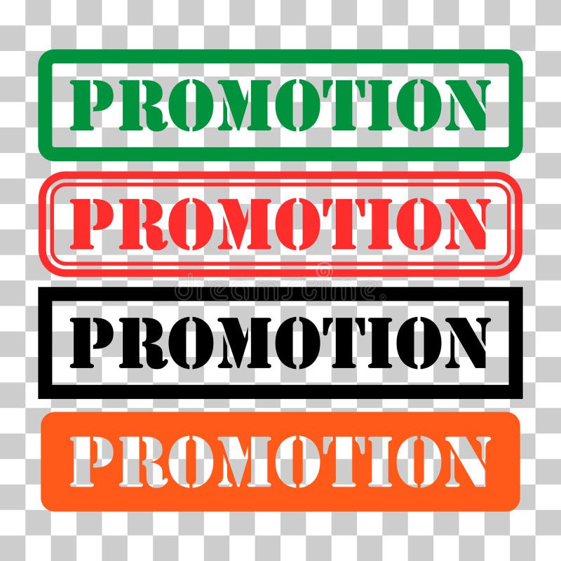 Promotion Stamp Symbol, Label Sticker Sign Button, Text Banner Vector ...