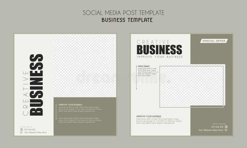 Set of Promotion Template Design with Modern and Minimalist Concept ...