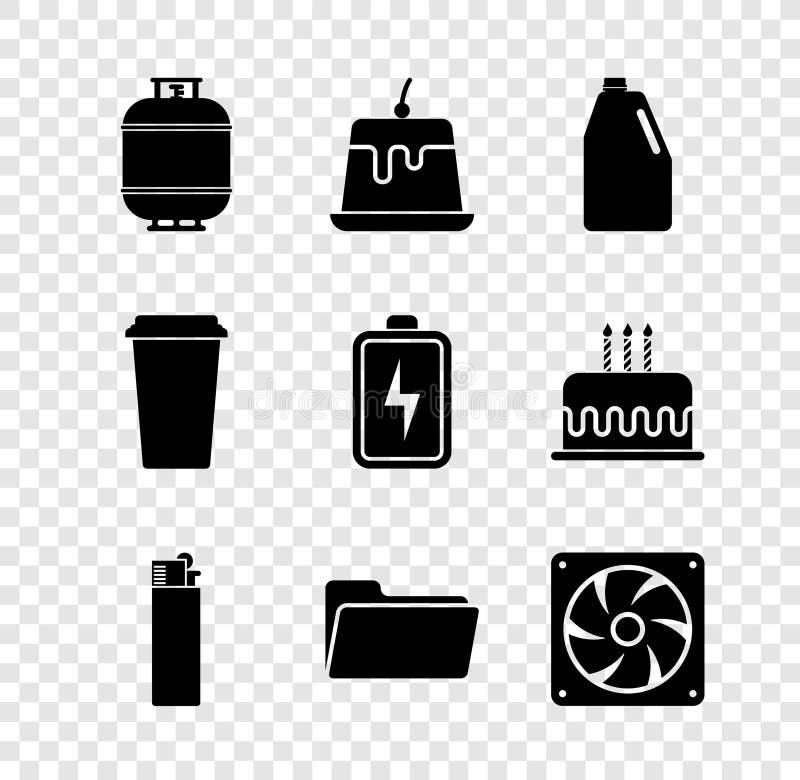 Set Propane Gas Tank, Pudding Custard, Household Chemicals Bottle ...