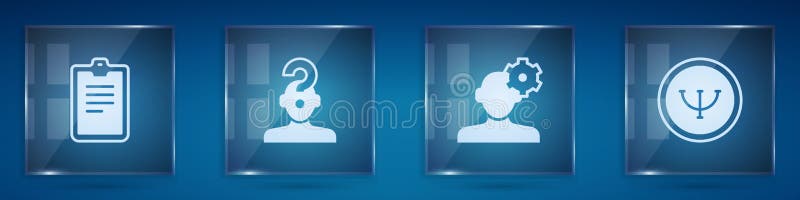 Set Psychological Test, Human with Question Mark, Solution Problem in ...