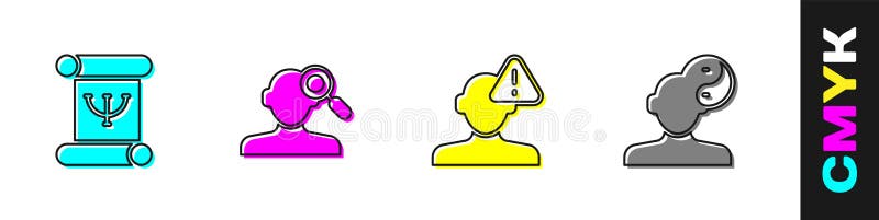 Yin and Yang Labyrinth Symbol Stock Illustration - Illustration of ...