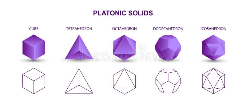 Dodecahedron and Icosahedron Black Templates Card Stock Vector ... Dodecahedron and Icosahedron Black Templates Card Stock Vector ...