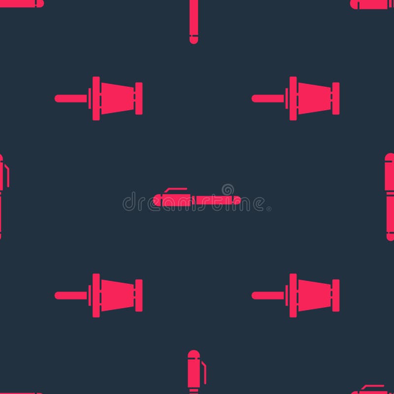 Set Push Pin and Pen on Seamless Pattern. Vector Stock Vector ...