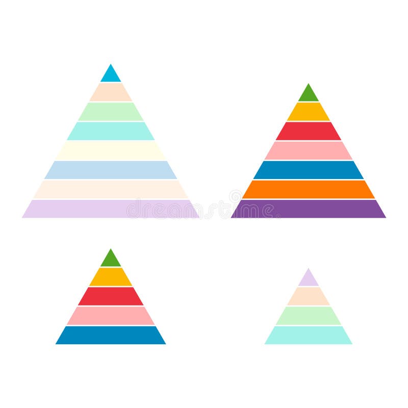 Pyramid Infographic Chart Layout Shadow, Info Modern Concept Step ...