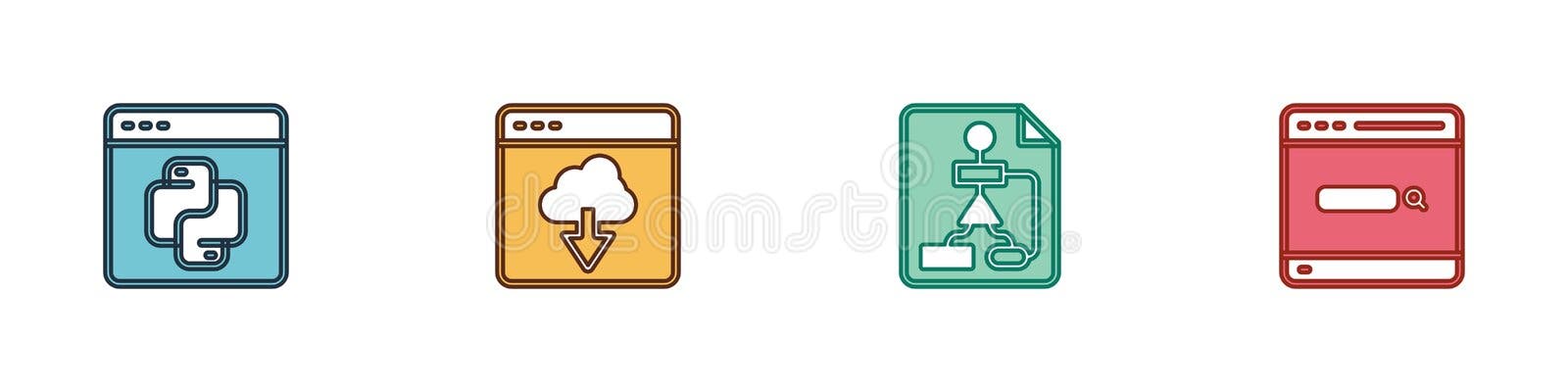 Flowchart Python Stock Illustrations – 44 Flowchart Python Stock Illustrations, Vectors ...