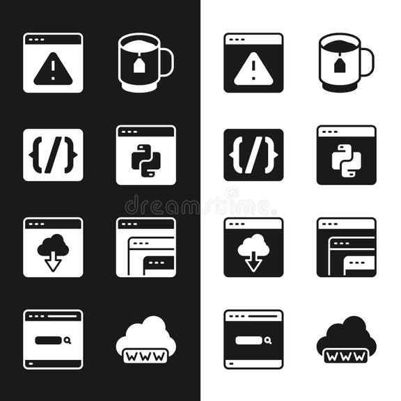 Set Python Programming Language, Programming Syntax, Browser with ...