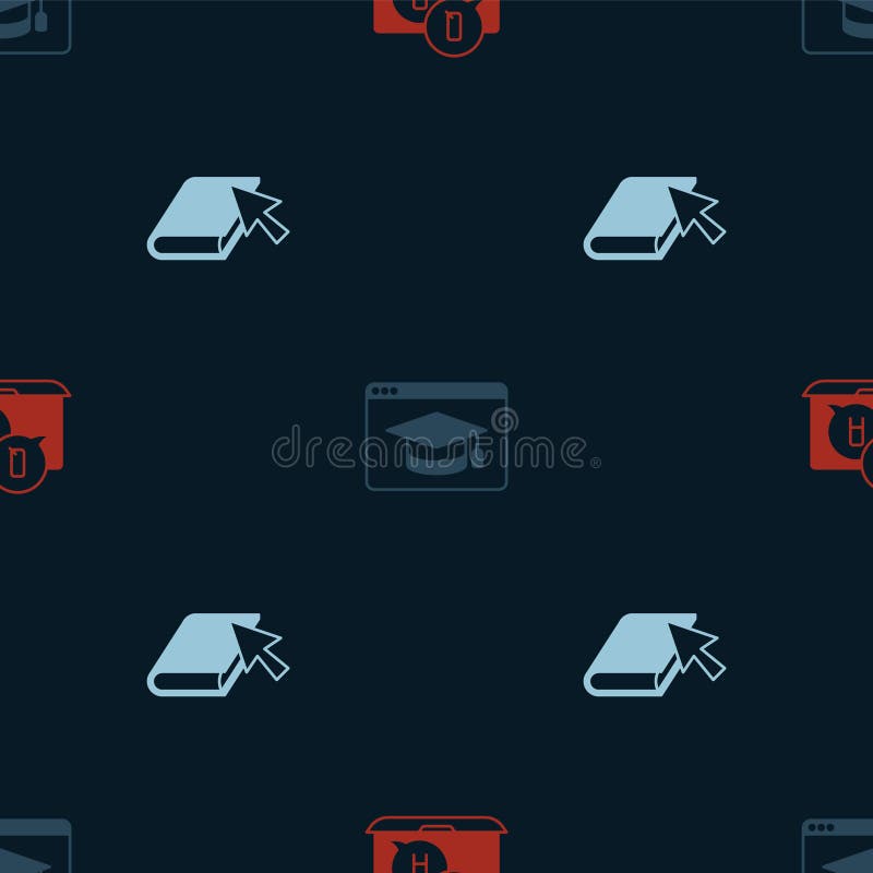 Set Question and Answer, Online Education and Book on Seamless Pattern ...