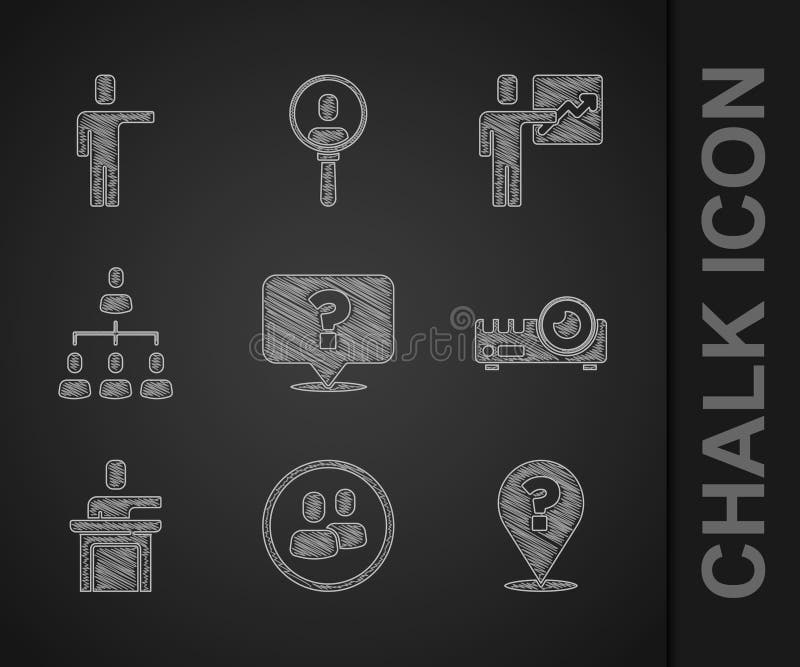 Set Question Mark, Project Team Base, Media Projector, Speaker ...