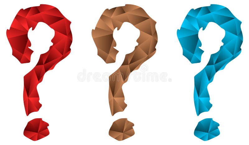Artistic Question mark stock illustration. Illustration of information ...