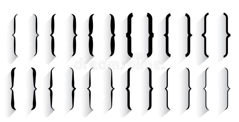 Set of Quotation Bracket Frame Background for Discussion and Debate ...