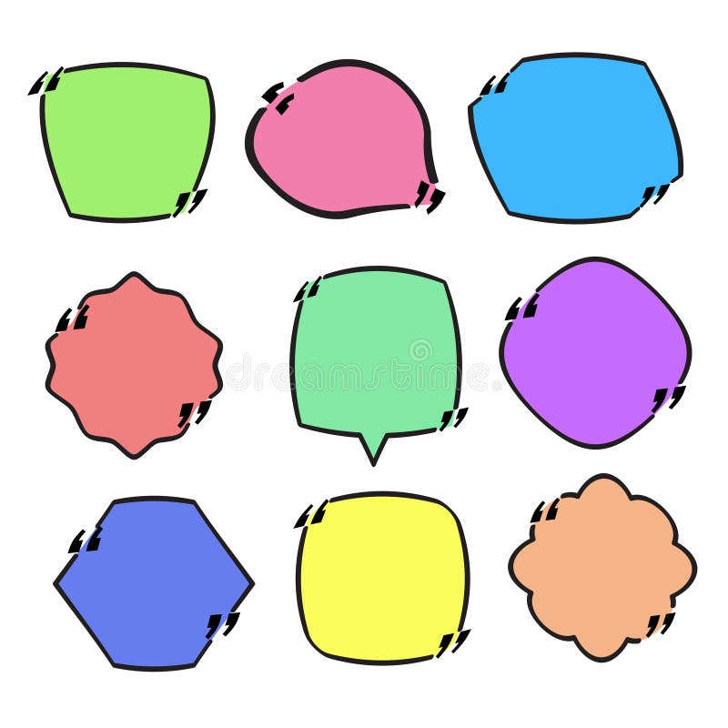 Block Quote Frame Stock Illustrations – 1,917 Block Quote Frame Stock ...