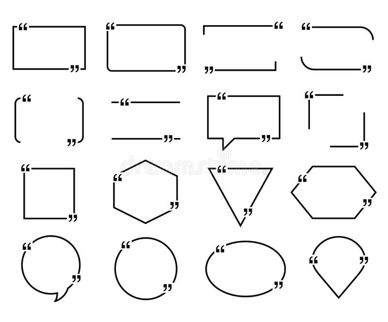 Quotation Border Stock Illustrations – 6,717 Quotation Border Stock ...