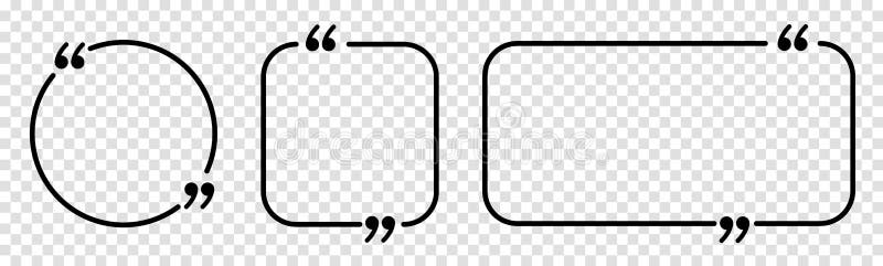 Bubble Quotation Comment Message Borders Stock Illustrations – 86 ...