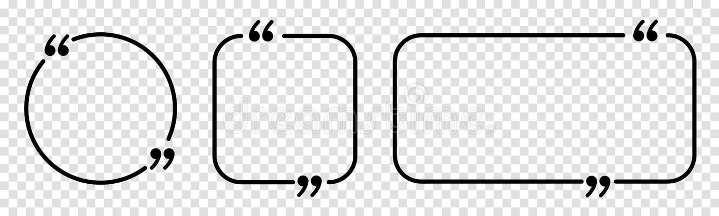 Bubble Quotation Comment Message Borders Stock Illustrations – 86 ...