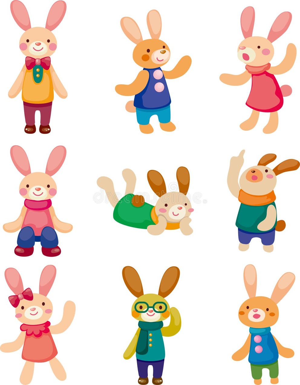 Leap Rabbit Stock Illustrations – 68 Leap Rabbit Stock Illustrations ...