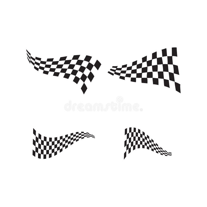 Set Race flag icon design stock illustration. Illustration of speed ...