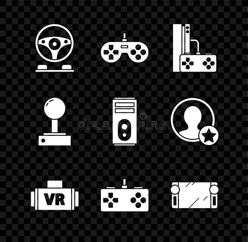 Set Racing Simulator Cockpit, Gamepad, Console with Joystick, Virtual ...