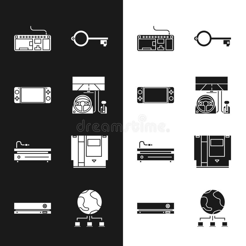 Set Racing Simulator Cockpit, Portable Video Game Console, Computer ...