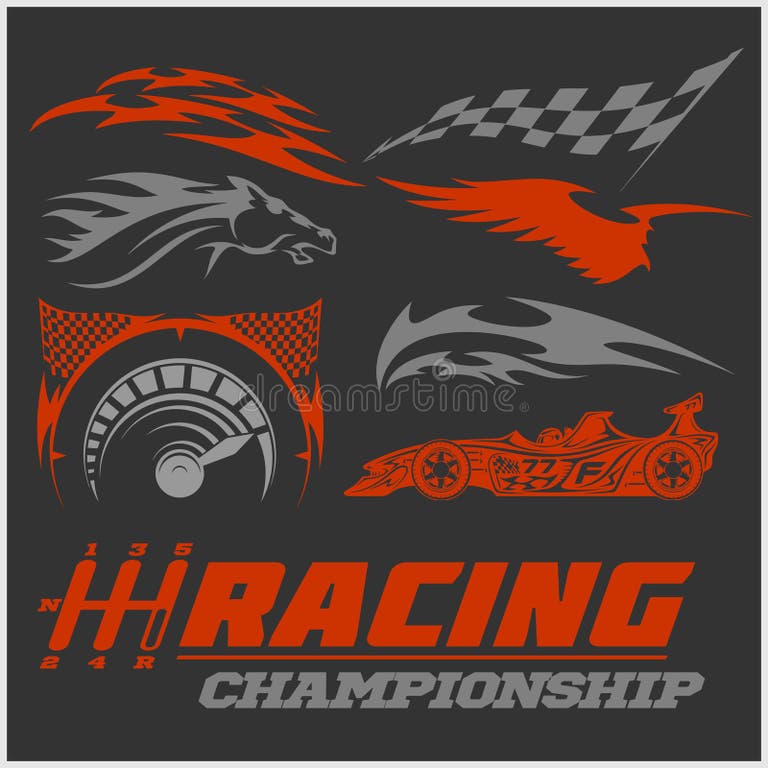 Racing Stickers Stock Illustrations – 5,295 Racing Stickers Stock ...
