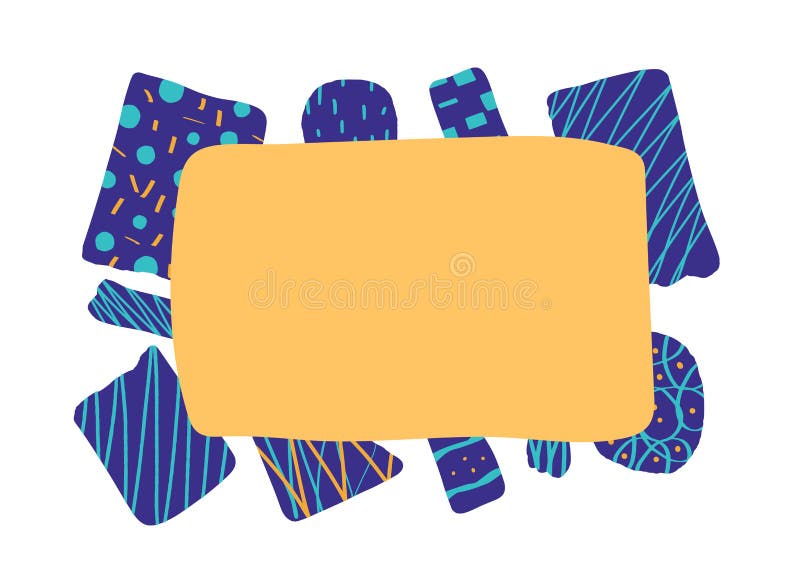 Set of Random Design Elements. Vector Collection. Stock Vector ...