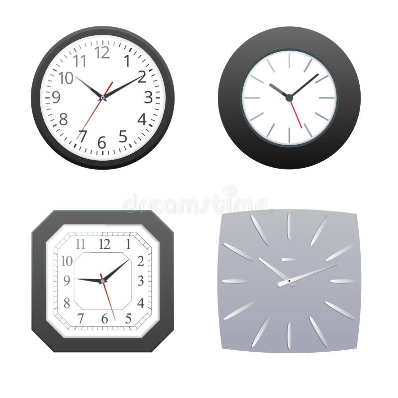 Rectangular Timer Icon Set Stock Illustrations – 13 Rectangular Timer ...