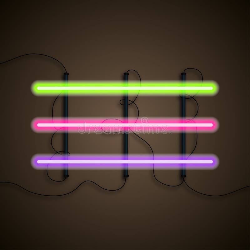 Realistic Neon Check Mark Icons on Background Brick Wall Stock Vector ... Realistic Neon Check Mark Icons on Background Brick Wall Stock Vector ...