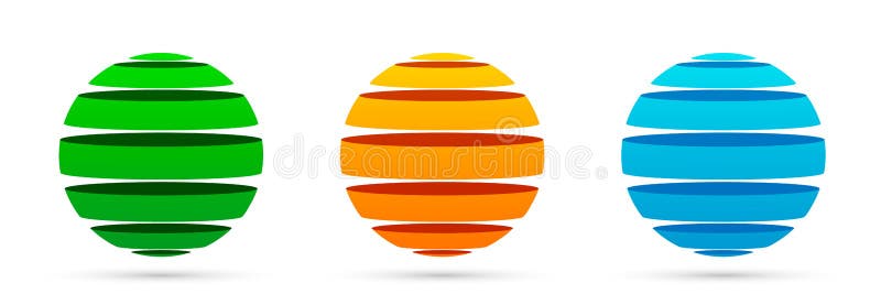 Set of Realistic Decorative 3d Spheres Stock Vector - Illustration of ...
