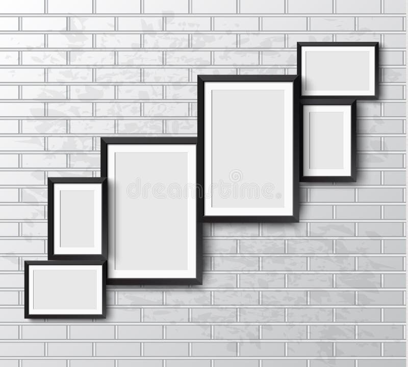 Set Realistic frame. stock vector. Illustration of poster - 62783574