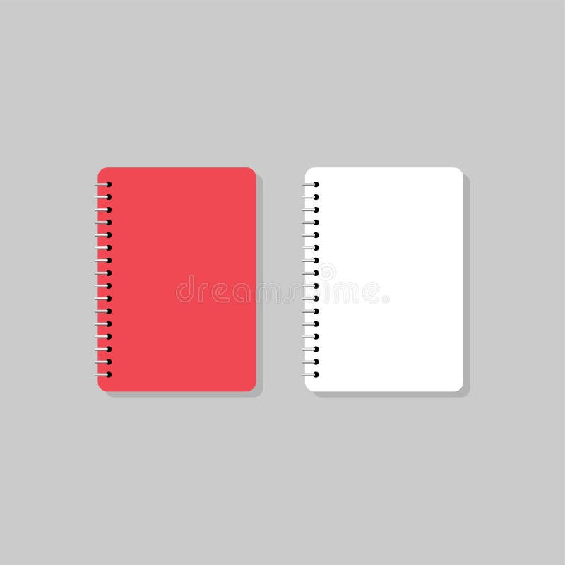 Realistic Note Template Blank Set. Vector Stock Vector - Illustration ...