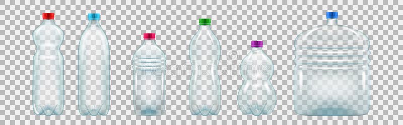 Clear Empty Plastic Water Bottles Stock Illustrations – 1,465 Clear ...