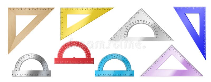 3d Ruler Measure Realistic Collection Stock Illustrations – 19 3d Ruler ...