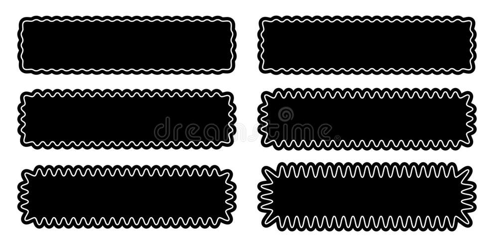 Wiggly Edges Stock Illustrations – 411 Wiggly Edges Stock Illustrations ...