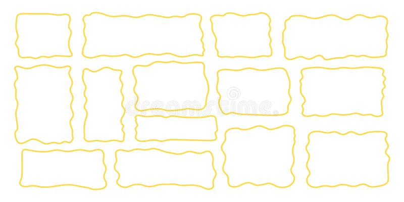 Set Rectangle and Square Paper Quote Frames, Quote Text Box, Empty Form ...