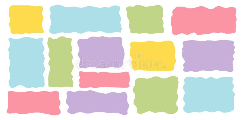 Set Rectangle and Square Paper Quote Frames, Quote Text Box, Empty Form ...