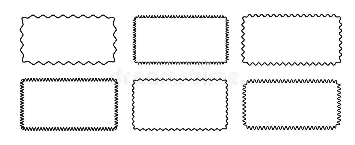 Wavy Rectangular Vector Stock Illustrations – 4,527 Wavy Rectangular ...