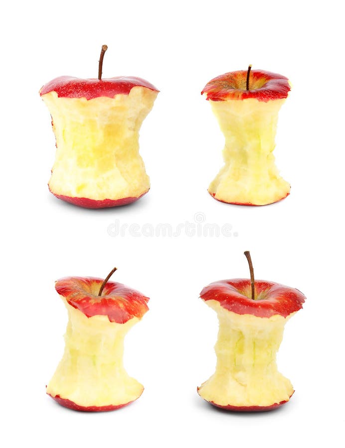 Apple cores stock photo. Image of healthy, cross, food - 28176962