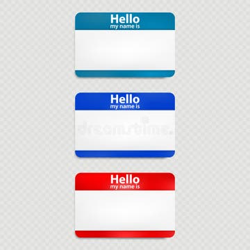 Hello Name Tag Stock Illustrations – 1,406 Hello Name Tag Stock ...