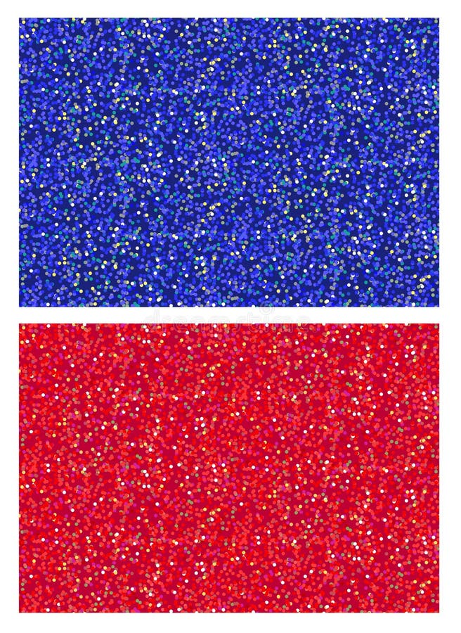 A Set of Red and Blue Shiny Sparkling Glitter Seamless Tiled Texture ...