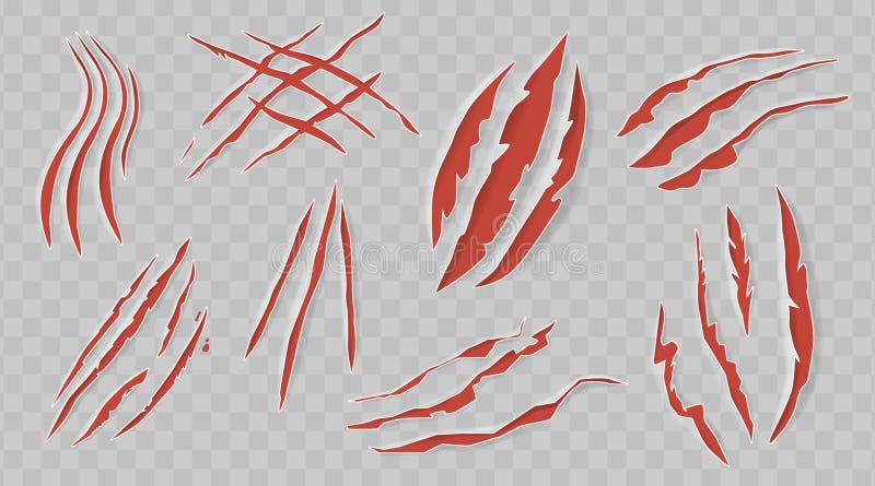 Realistic Sharp Talons Marks Stock Illustrations – 9 Realistic Sharp ...