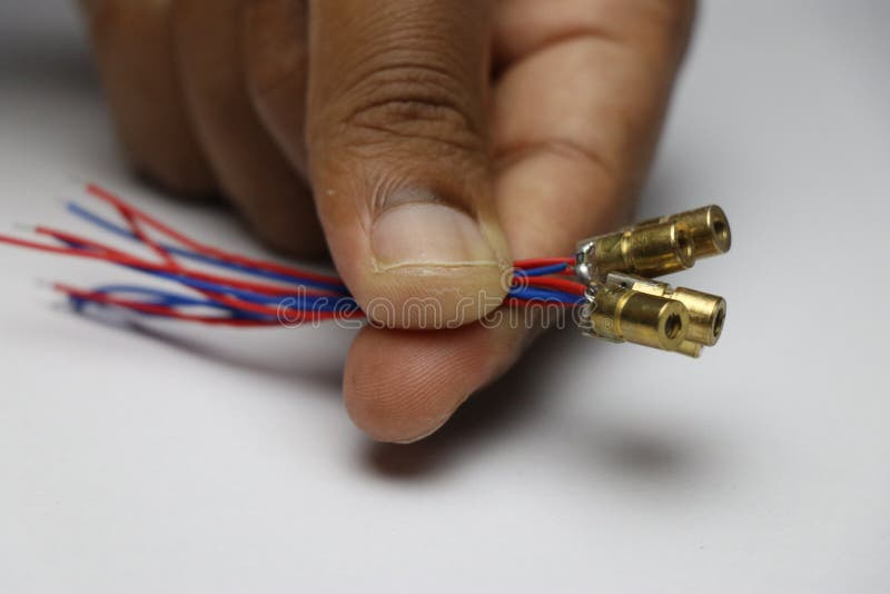 Set of Red Dot Laser Diode Modules with Copper Casing Use for Making ...