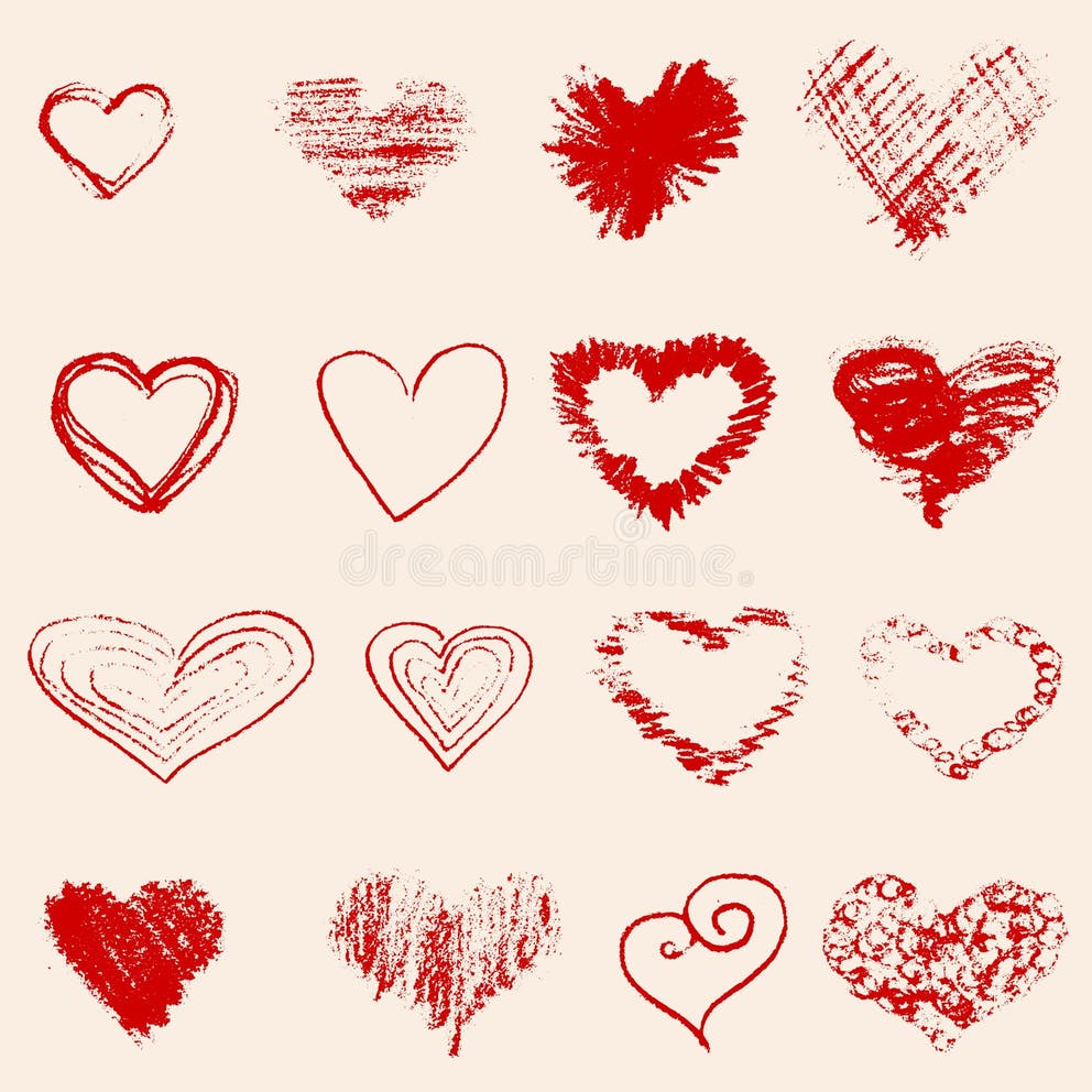 Red Heart Sketch Stock Illustrations – 34,984 Red Heart Sketch Stock ...