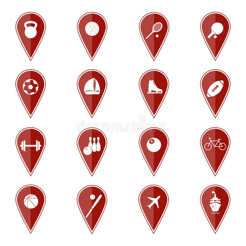 Sports pointers stock vector. Illustration of mark, baseball - 35763807