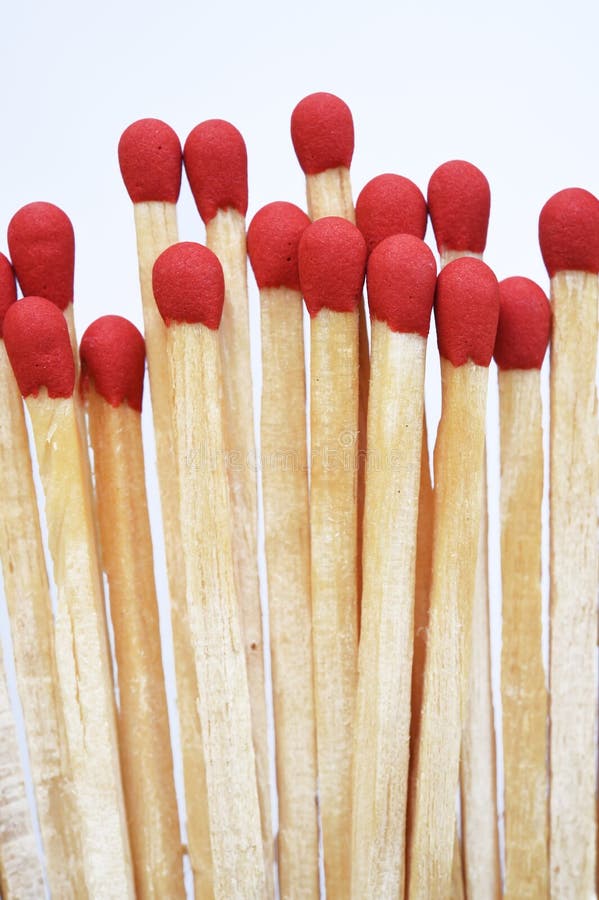 Set of red matches stock image. Image of concept, group - 47223819