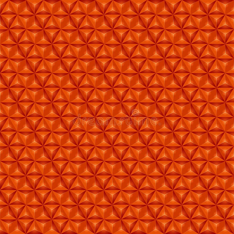 Set of Red Pyramid Pattern. Geometric Background Stock Illustration ...