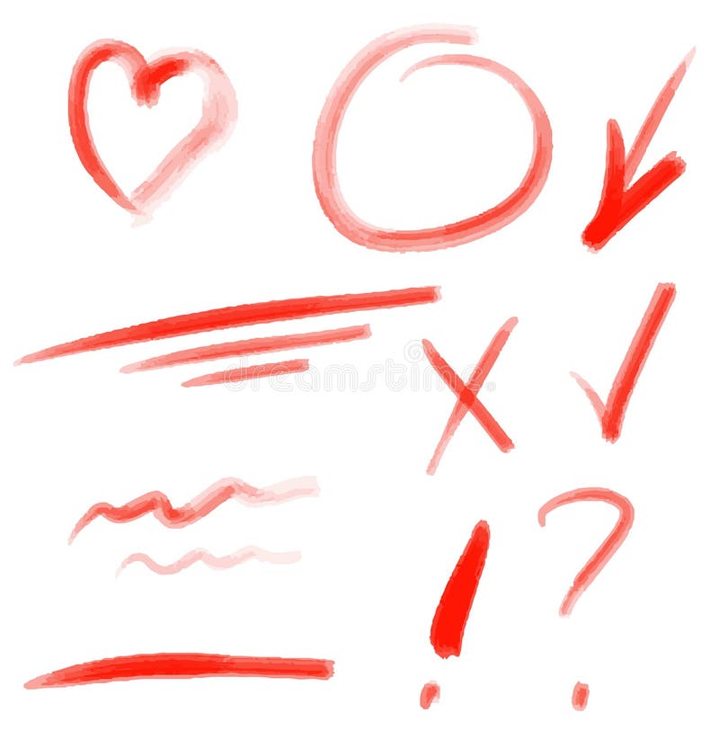 Set of red signs stock vector. Illustration of collection - 56392205